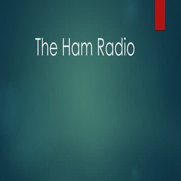 The Ham Radio IX class for easy learning .pptx