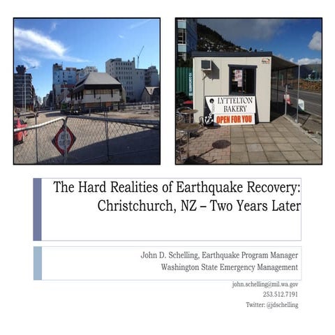 Christchurch earthquake case study | DOCX