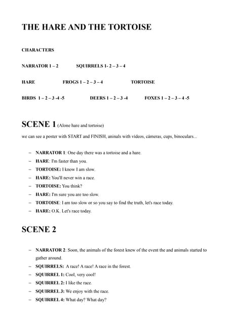 The tortoise and the rabbit | PPTX