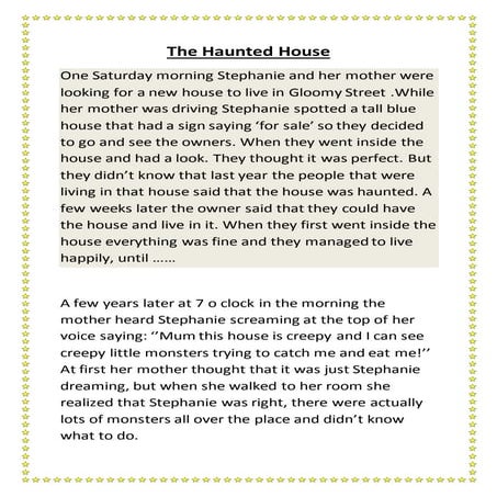 The haunted house | DOCX