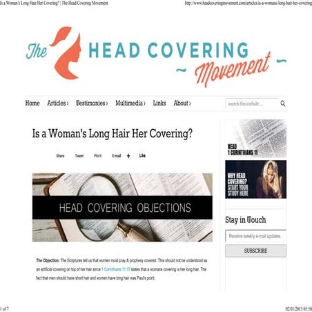 The head covering movement | PDF