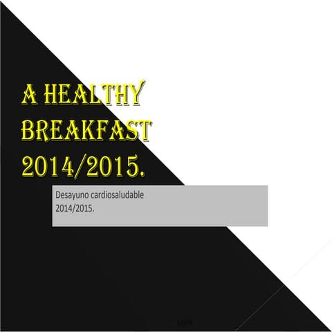 The healthy breakfast | ODP