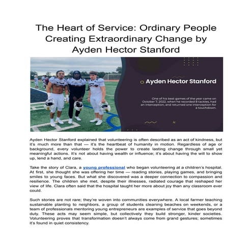 The Heart of Service_ Ordinary People Creating Extraordinary Change by ...