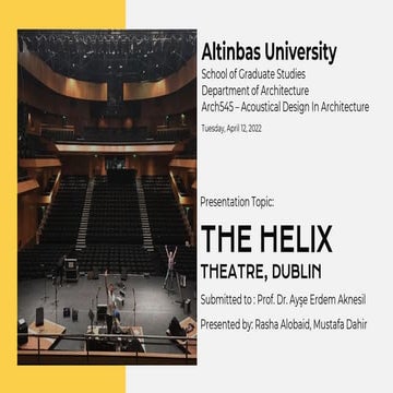 THE HELIX, DUBLIN | PPT