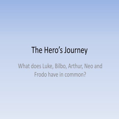 The Heros Journey | PPT