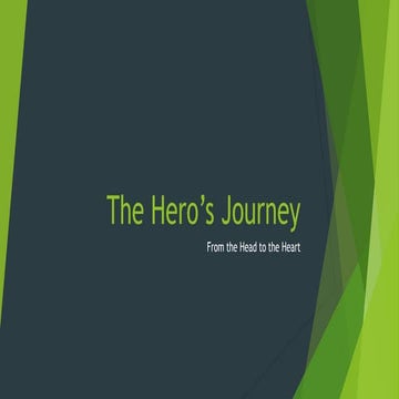 The hero’s journey | PPTX
