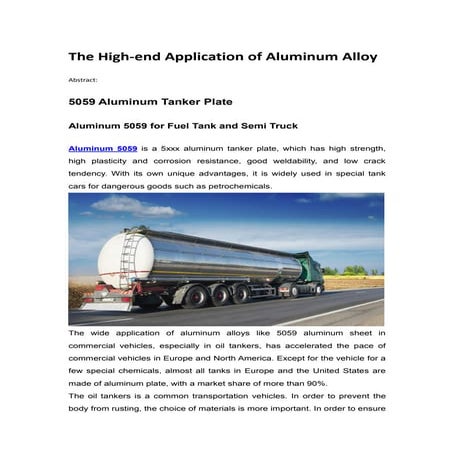 Rich Marine Grade Aluminum Alloys | PDF