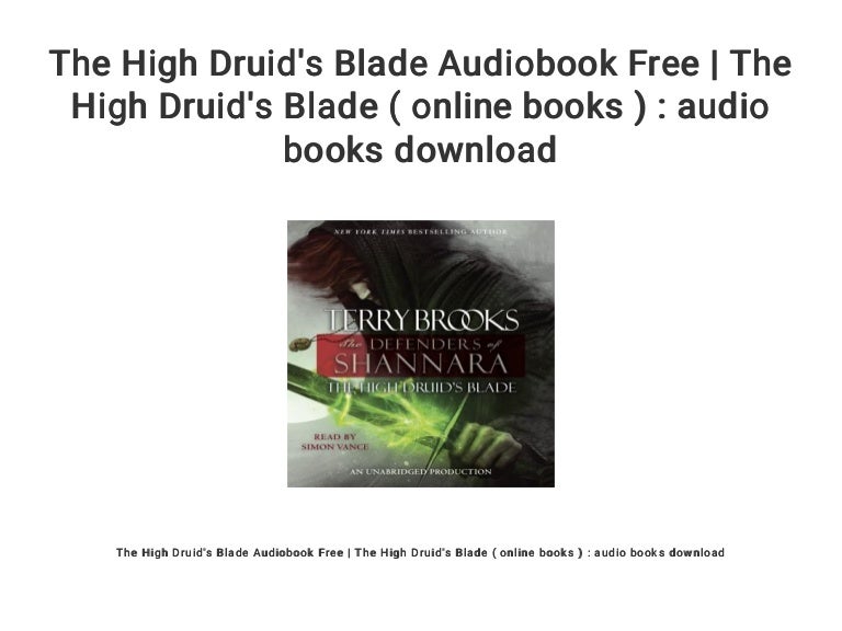 Download high druid's blade - cloudsjhg