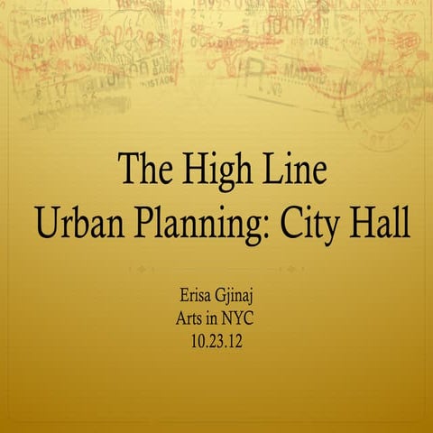 High line-map | PDF