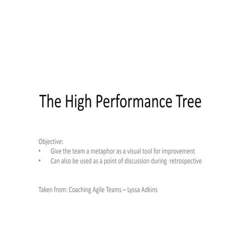 The high performance tree | PPTX