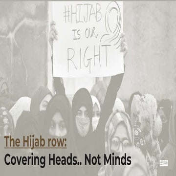 The Karnataka Hijab Row | PPT