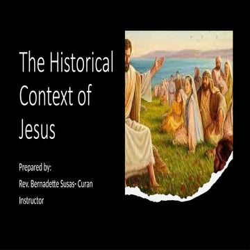 The Context of First Century Palestine | PDF