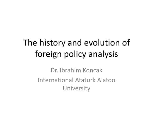 1 introduction to international relations | PPTX