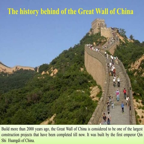 Presentation the great wall of china | PPTX