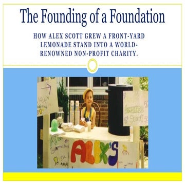 The Founding of a Foundation | PPT
