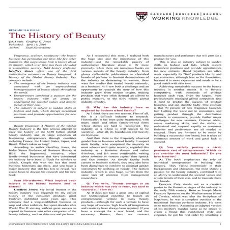 The history of beauty | PDF