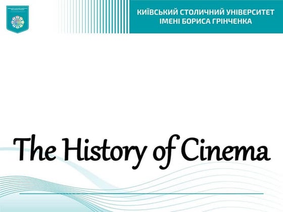 The history of cinema | PPT