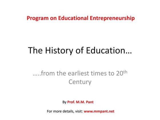Education in primitive societies | PPTX