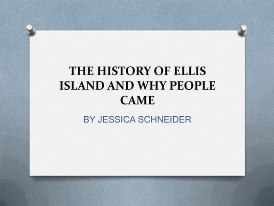 Ellis Island History | PPT