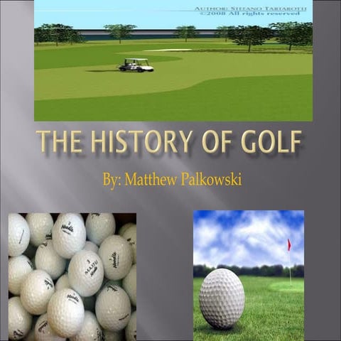 The history of golf | PPT