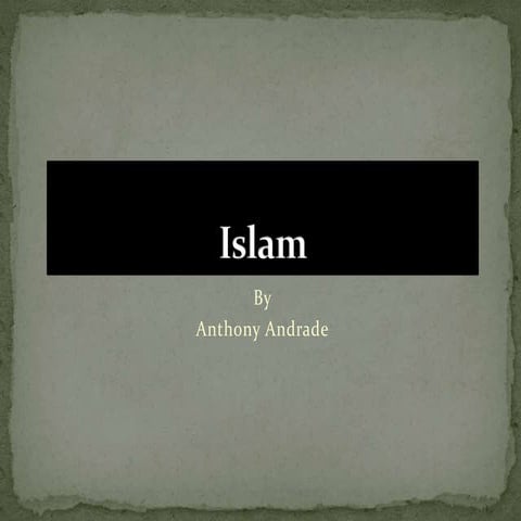 The history of islam | PPT