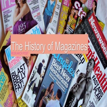 The History of Magazines | PPT