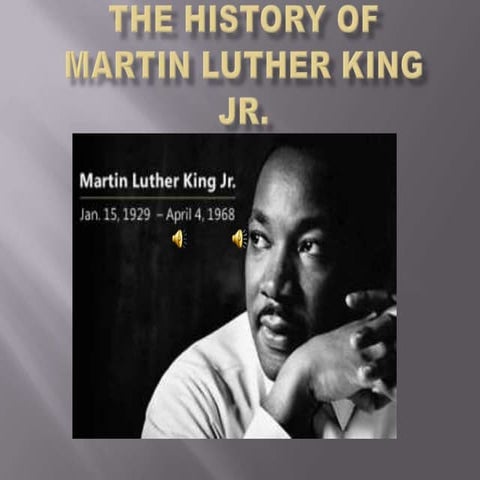 The History of Martin Luther King | PPT