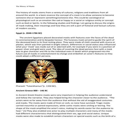 Theatre masks of ancient greece | PPT