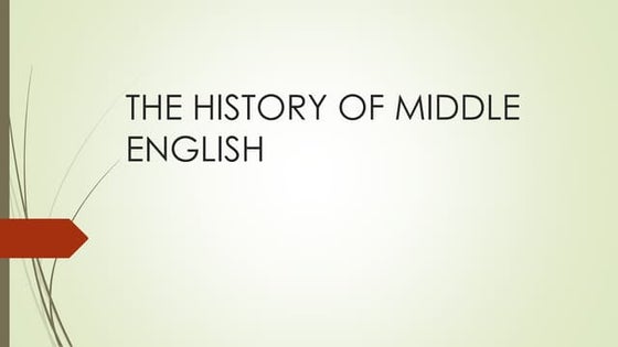 Middle English literature | PDF