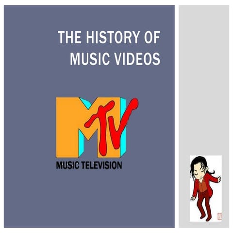 The history of music videos a level presentation | PPTX