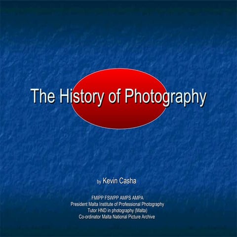 The History of Photography | PPT