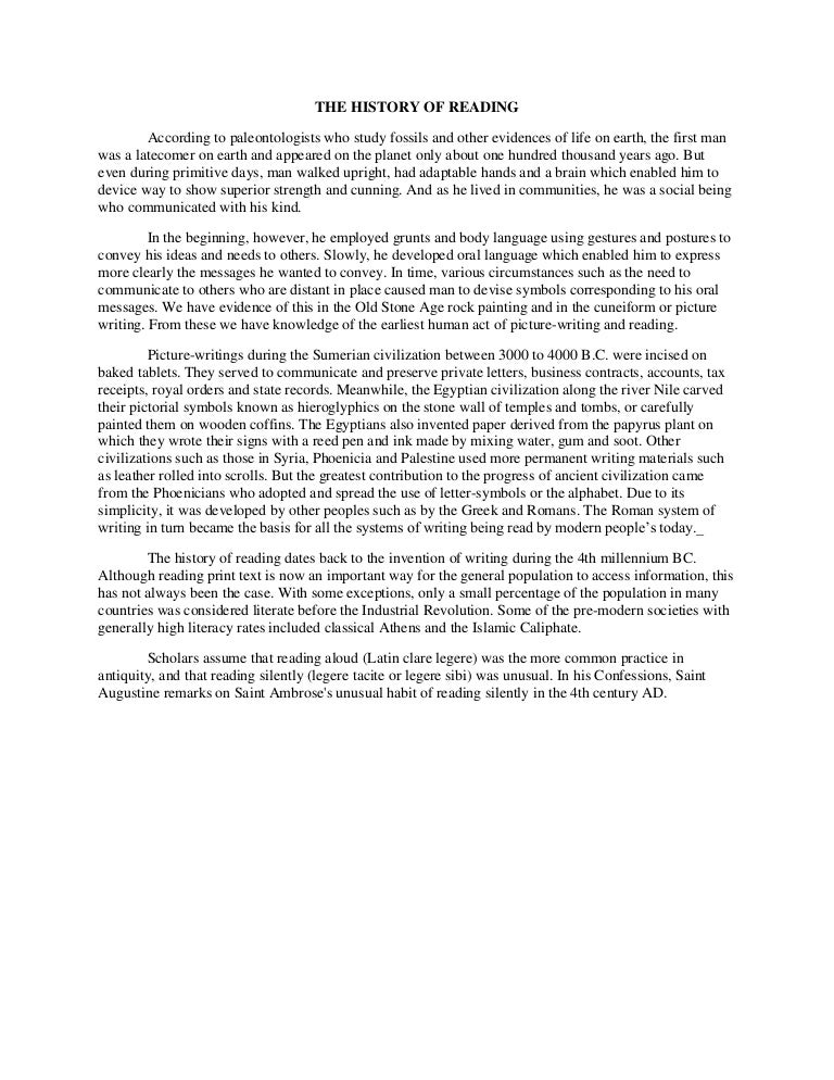 The History Of Reading And Writing at Reynaldo Leahy blog