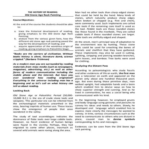 The history of reading | PDF