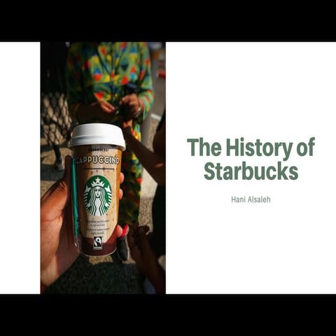 The History of Starbucks | PDF