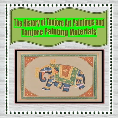 Various Tanjore Painting Design Patterns | PDF
