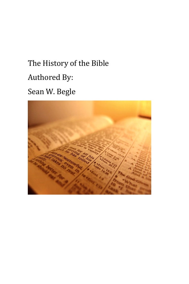 The History Of The Bible the-history-of-the-bible