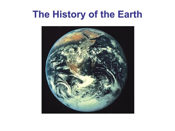 Origin of earth | PPTX