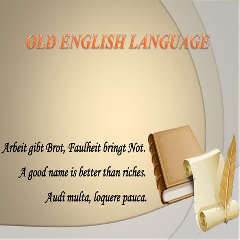 The history of the english language 3 | PPTX