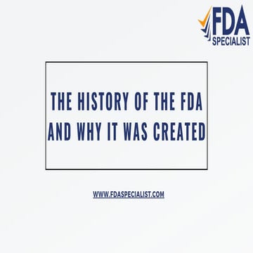 The History of the FDA and Why It Was Created.pdf