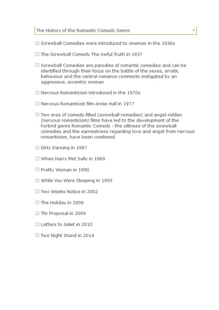The History Of The Romantic Comedy Genre Timeline the-history-of-the-romantic-comedy-genre-timeline