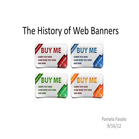 The history of web banners | PPTX