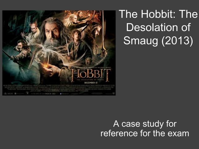 The hobbit case study | PPTX