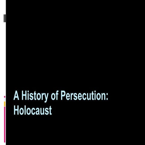 The Holocaust | PPT