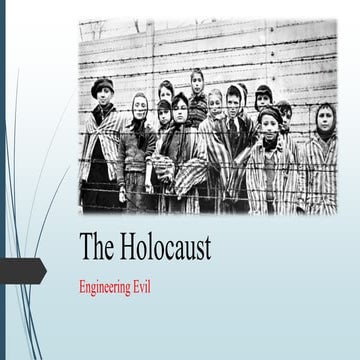 The Holocaust | PPTX