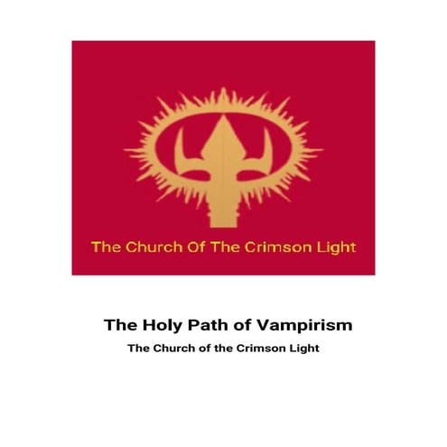 The Holy Path of Vampirism - Chandy Garcia | PDF