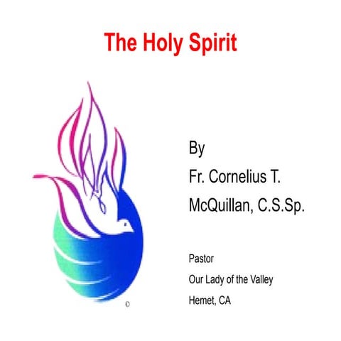 The holy spirit | PPT