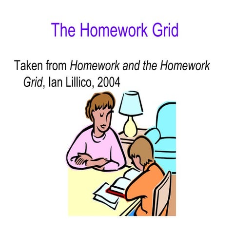 The Homework Grid | PPT