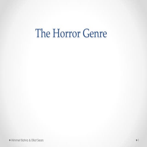 Horror Genre | PPT