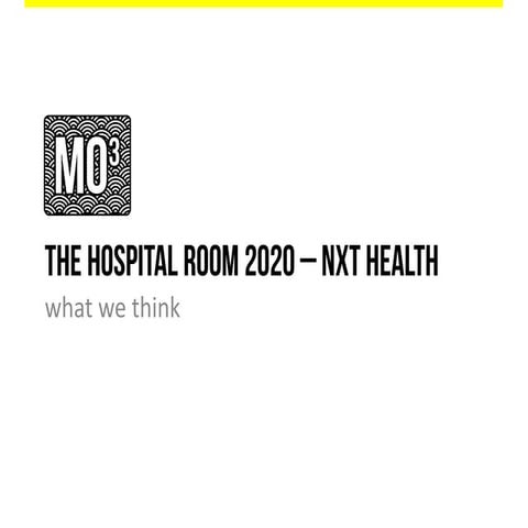 The hospital room 2020 – nxt health v2 | PDF | Tablets and E-readers ...