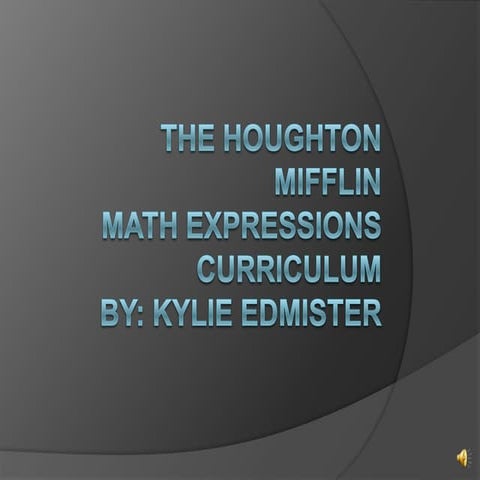 The houghton mifflin | PPTX